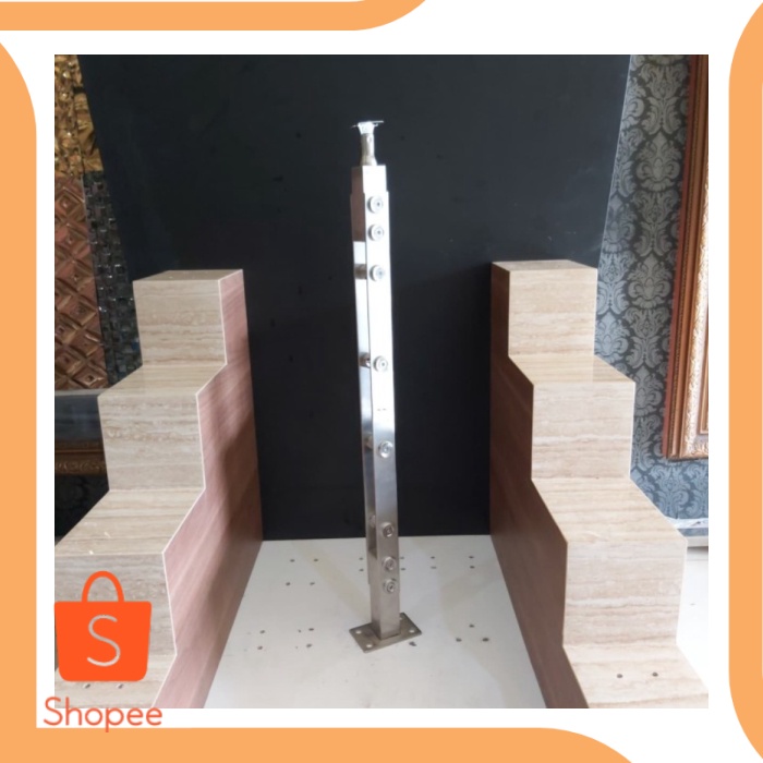 Jual Promo onderdil Tiang Railing Tangga Stainless RK 20 21MaZ2 Murah | Shopee Indonesia