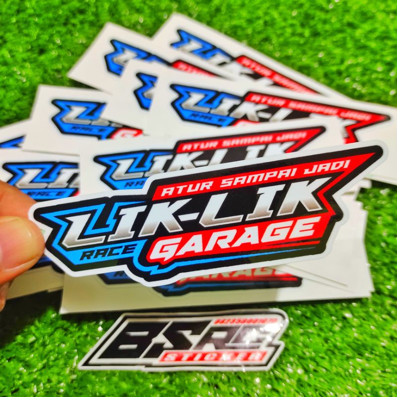 Jual sticker lik lik garage racing / sticker viral | Shopee Indonesia