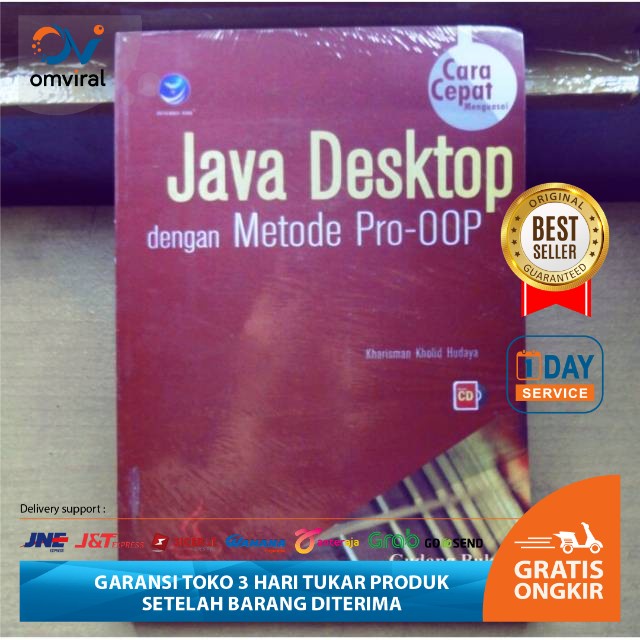 Jual Buku Coding Pemrograman Java Desktop dengan Metode Pro OOP Dasar Untuk Pemula | Kharisman ...