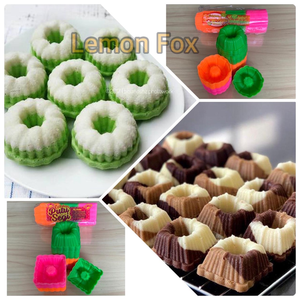 Jual 12pcs Cetakan Kue Agar Ager loyang Mini Cup Puding Jelly Coklat ...