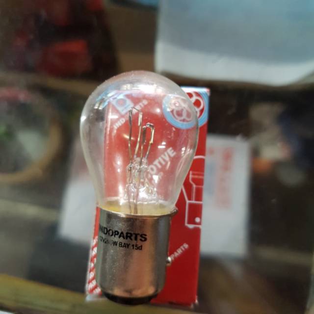 Jual Bohlam rem kaki 2 indopart 12 volt 21 5 W | Shopee Indonesia