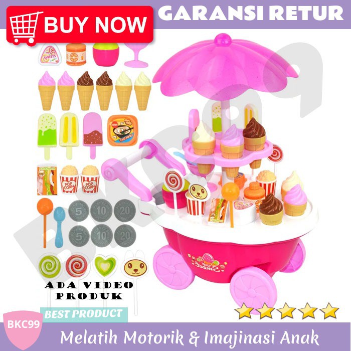 Jual B45 Set Kado Mainan Anak Gerobak Ice Cream Es Cream Es Krim Es ... Jual B45 Set Kado Mainan Anak Gerobak Ice Cream Es Cream Es Krim Es ...
