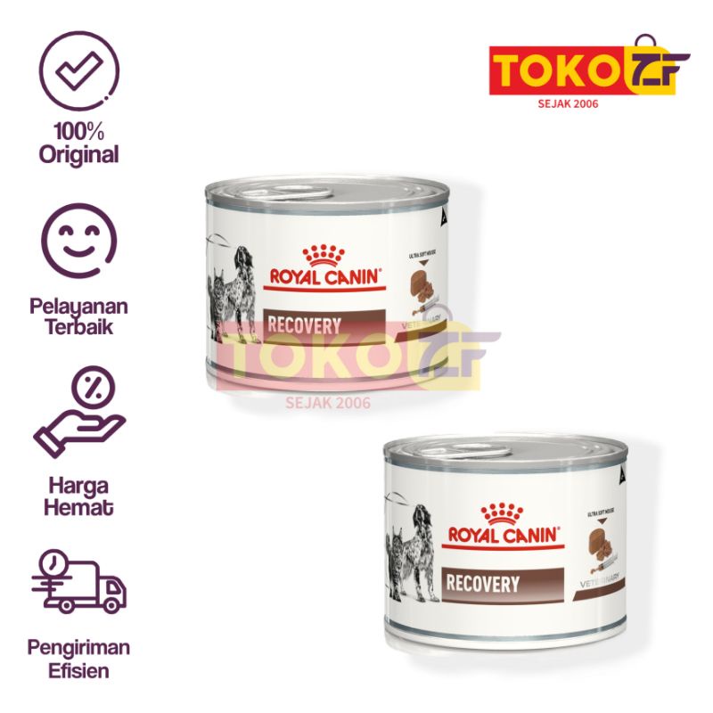 Jual [ROYAL CANIN RECOVERY KALENG] Recovery Kaleng 195 Gram (Wet Food ...