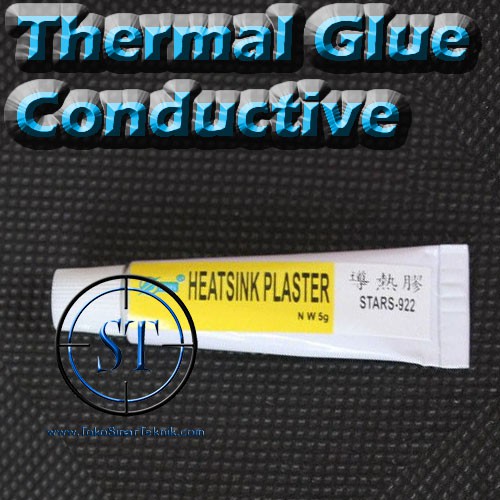 Jual Thermal Glue / Heat Sink Plaster / Thermal Adhesive Conductive Lem ...