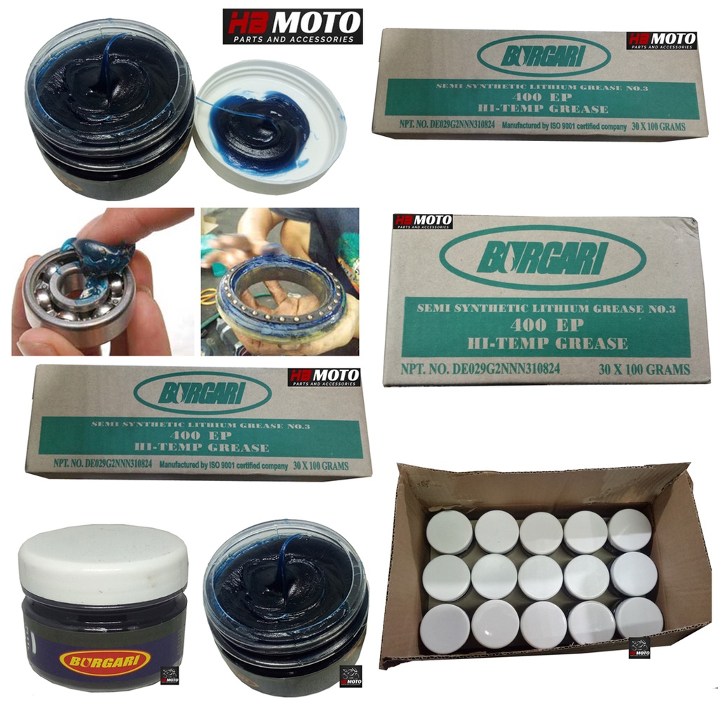 Jual 1 Karton isi 30 kaleng Minyak Gemuk Burgari Semi Synthetic HI-TEMP ...