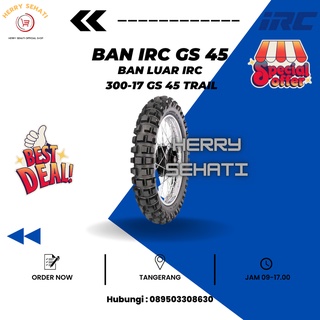 Jual BAN TAHU BAN MOTOR TRAIL/CROSS 300-17 GS45 IRC | Shopee Indonesia