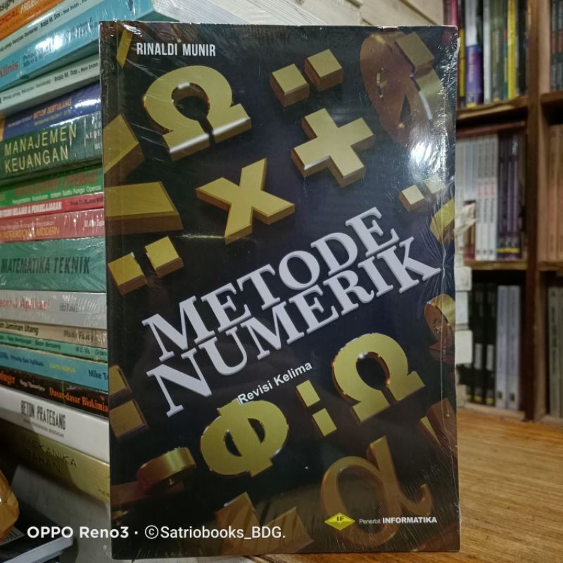 Jual BUKU METODE NUMERIK. EDISI REVISI KELIMA. RINALDI MUNIR. ORIGINAL ...