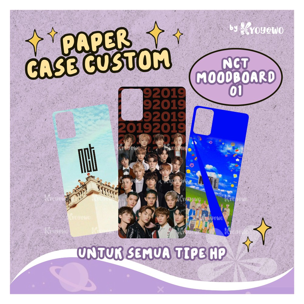 Jual NCT MOODBOARD Papercase Kertas Garskin Sticker Casing HP KPOP ...