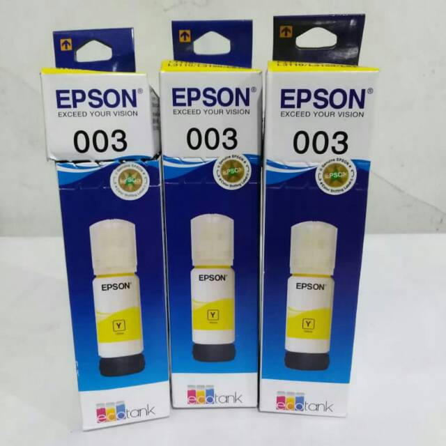 Jual Tinta Epson 003 Yellow Premium Tinta Epson Kuning Premium 70ml ...