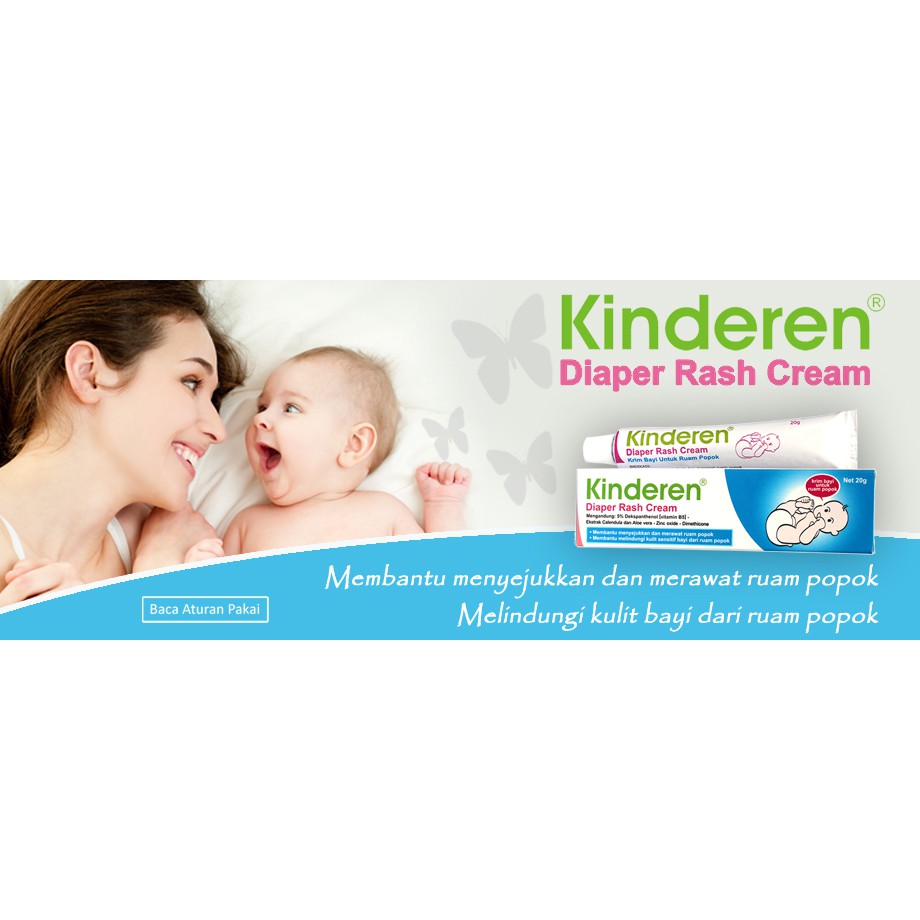 Jual Kinderen Diaper Rash - Ruam Popok Cream 20g Indonesia|Shopee Indonesia