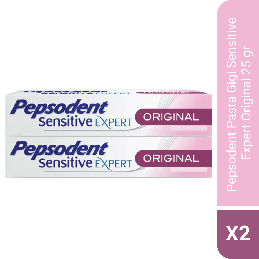Jual Pepsodent Pasta Gigi Sensitive Expert Original 25 gr x2 | Shopee ...