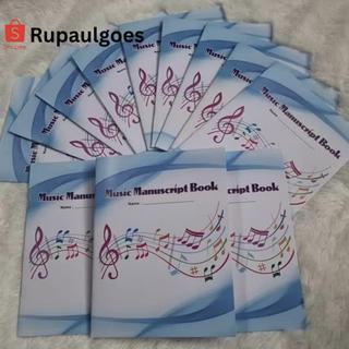 Jual Buku tulis musik garis lima buku garis paranada isi 20 halaman ...