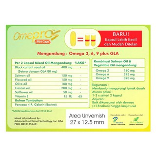 Jual Omepros Suplemen Makanan - Mini Caps - 10 kapsul Indonesia|Shopee ...