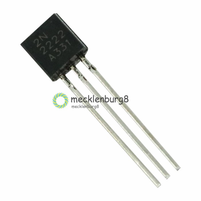Jual 2N 2222 2N2222 2N2222A 2222A NPN BJT Transistor TR 0.8A 50V To-92 | Shopee Indonesia