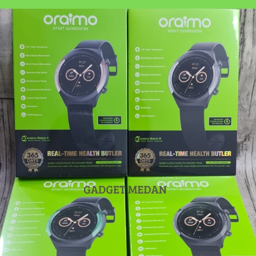 Jual Oraimo Smart Watch OSW-23N Real Time Health Butler New ORIGINAL ...