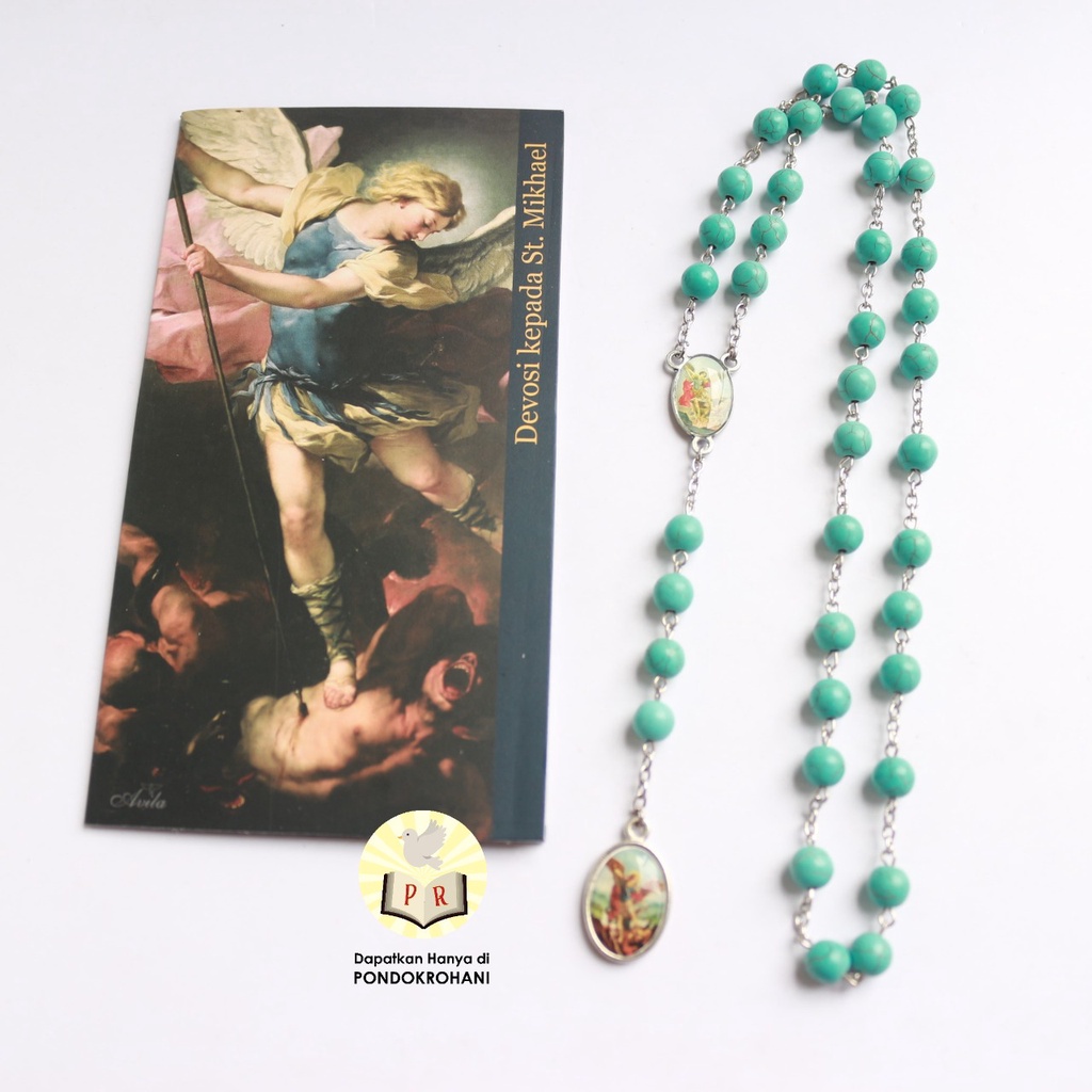 Jual PAKET KAPLET DOA ROSARIO DAN LITANI SANTO MIKHAEL / MICHAEL ...