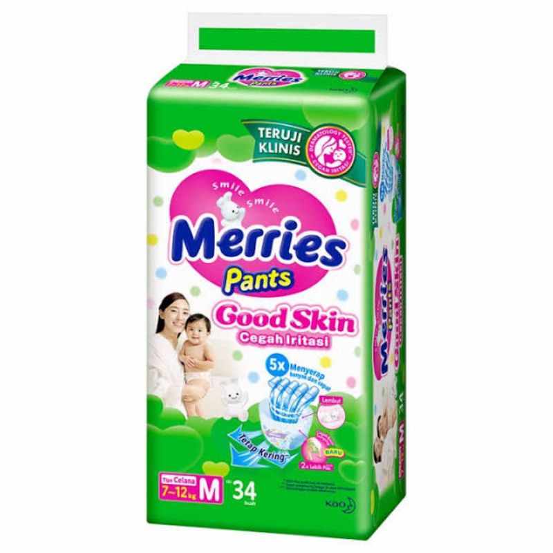 Jual Merries Pants Good Skin S40 M34 L30 | Shopee Indonesia