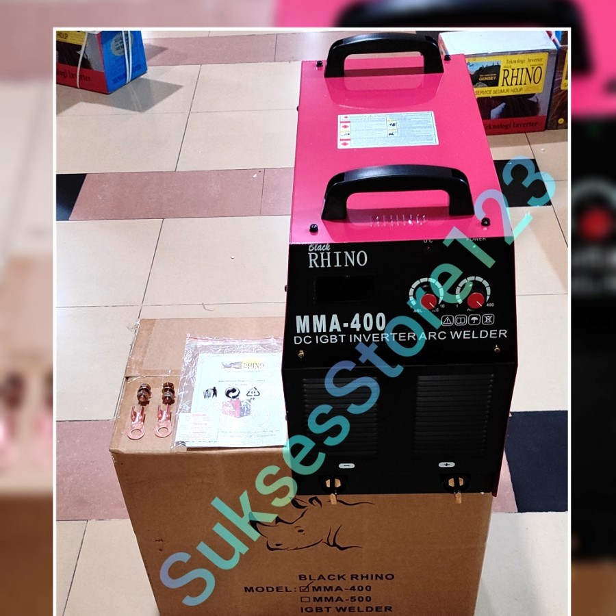 Jual Mesin Las MMA RHINO 400A DC IGBT Inverter 3 Phase Travo Las ...