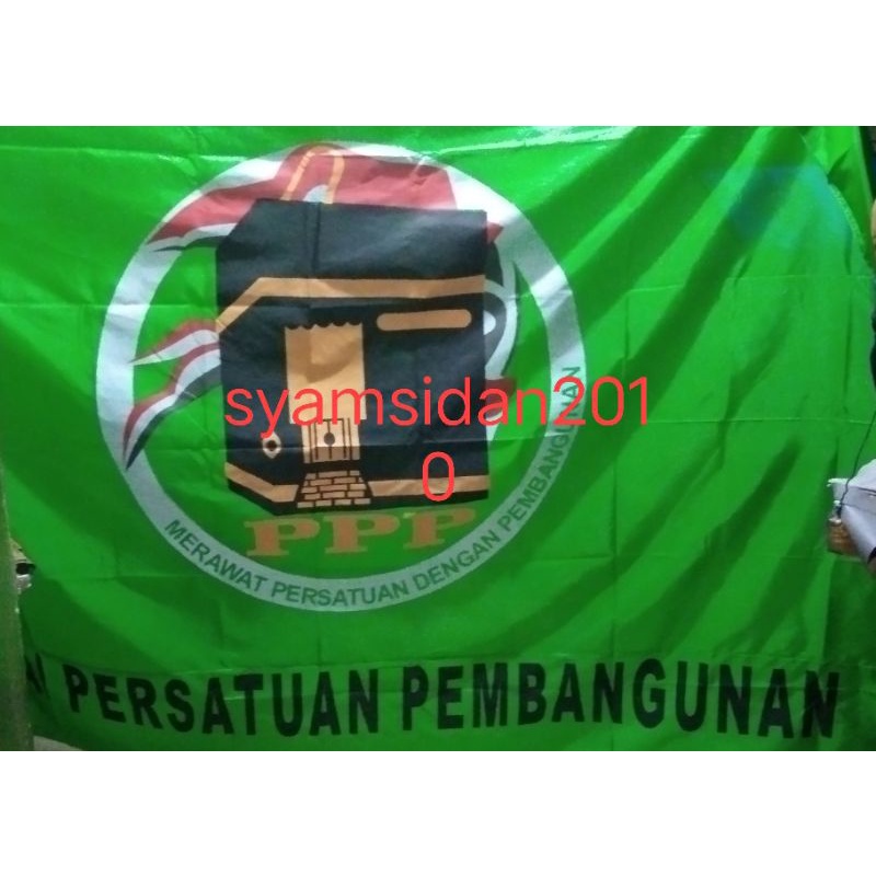 Jual BENDERA PARTAI PPP ukuran 2x3 meter | Shopee Indonesia
