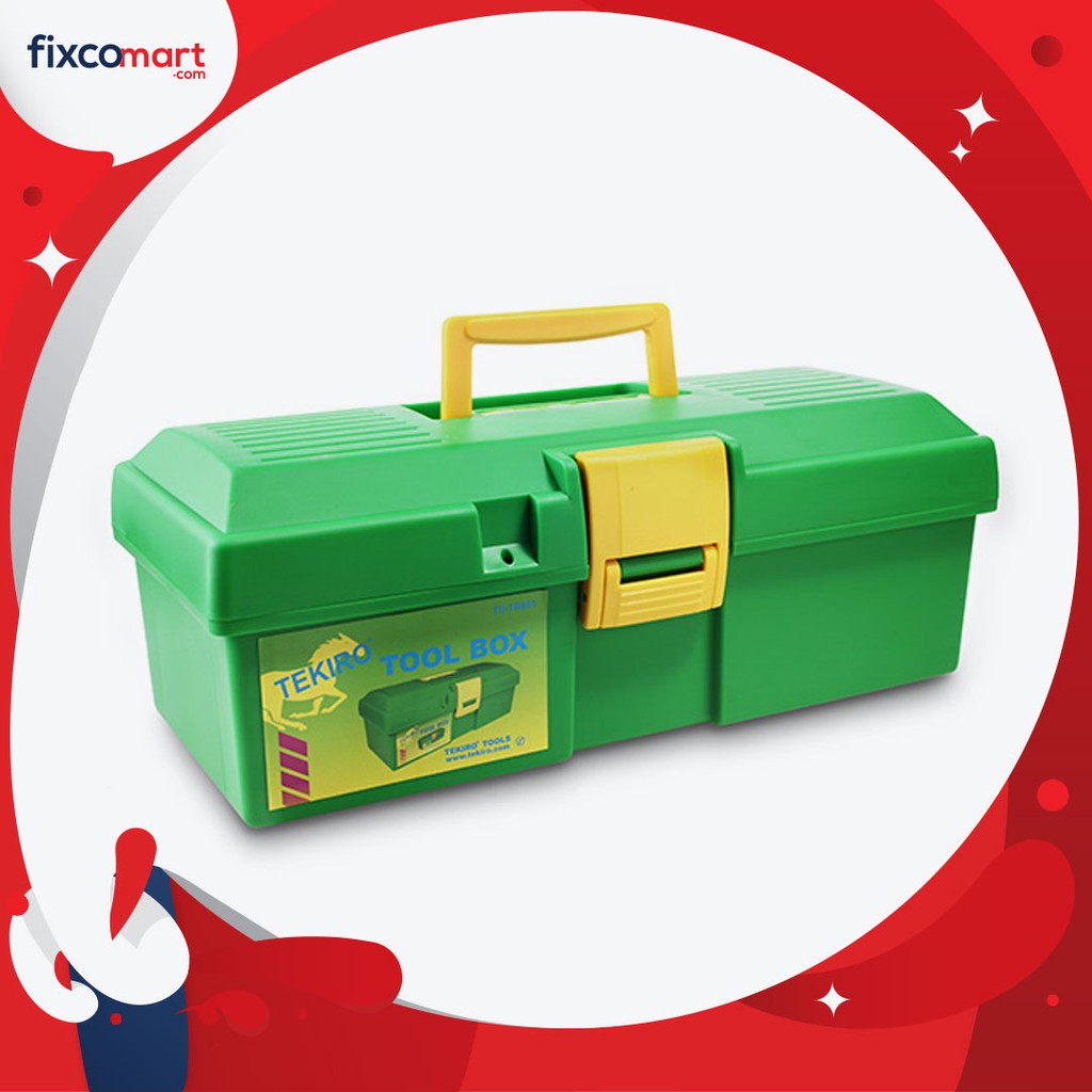 Jual Tekiro Tool Box Plastik 0201 / Tempat Perkakas / Kotak Perkakas | Shopee Indonesia