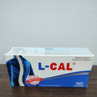 Jual L-Cal Coral Calcium isi 30 kaplet dengan Vitamin K2 (promo ...