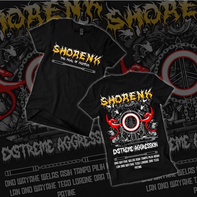 Jual KAOS PSHT SHORENK THE REAL OF FIGHTER EXTREME AGGRESION | Shopee ...