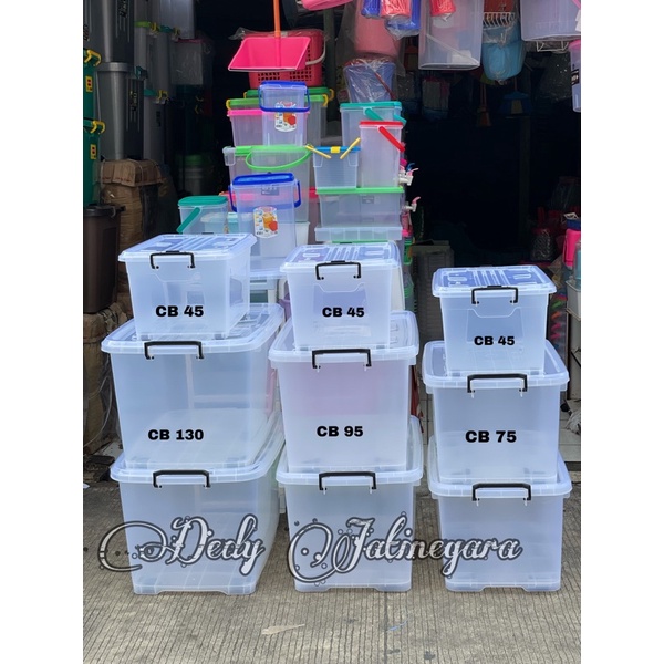 Jual CONTAINER BOX EZY Transparant CB 45 CB 52 LITER KOTAK / SHINPO CB ...