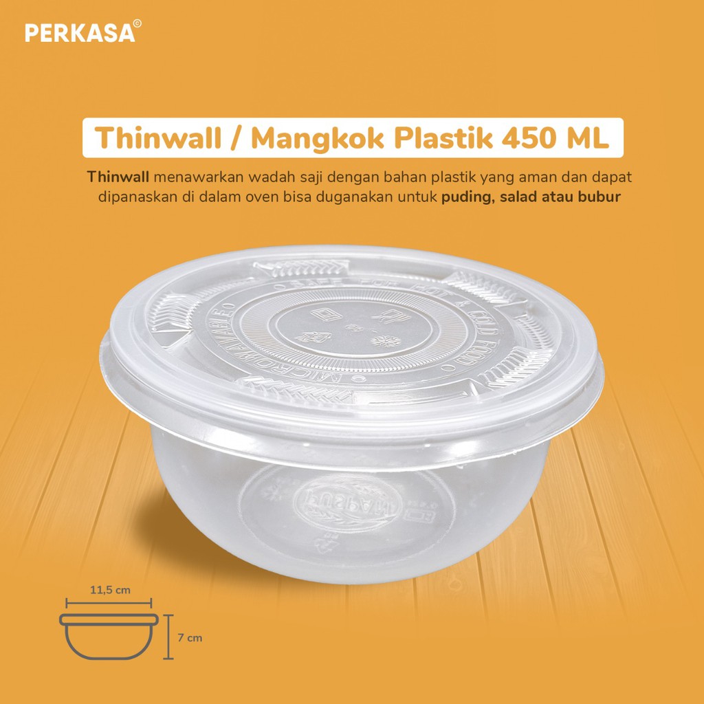 Jual (Isi 25) Thinwall 450 ml / Mangkok Plastik 450 ml / Mangkok ... Jual (Isi 25) Thinwall 450 ml / Mangkok Plastik 450 ml / Mangkok ...