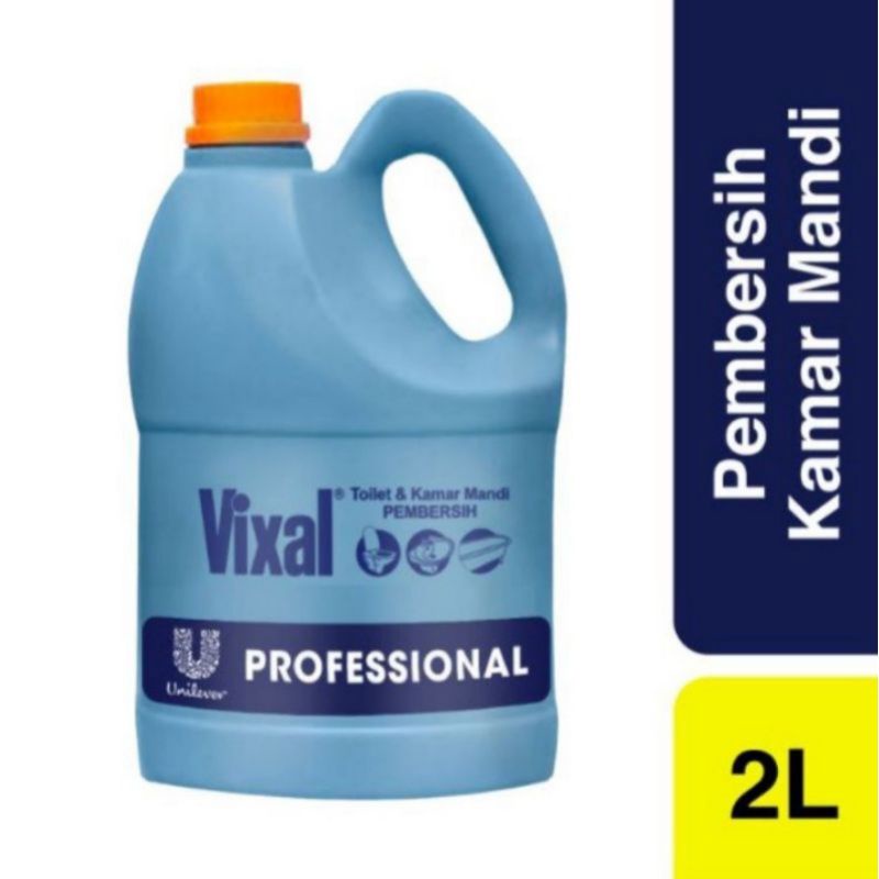 Jual Vixal Pembersih Kamar Mandi dan Porselen 2 Liter | Shopee Indonesia