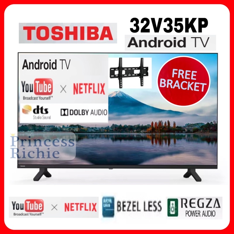 Jual Toshiba Android TV 32 inch 32V35KP | Shopee Indonesia
