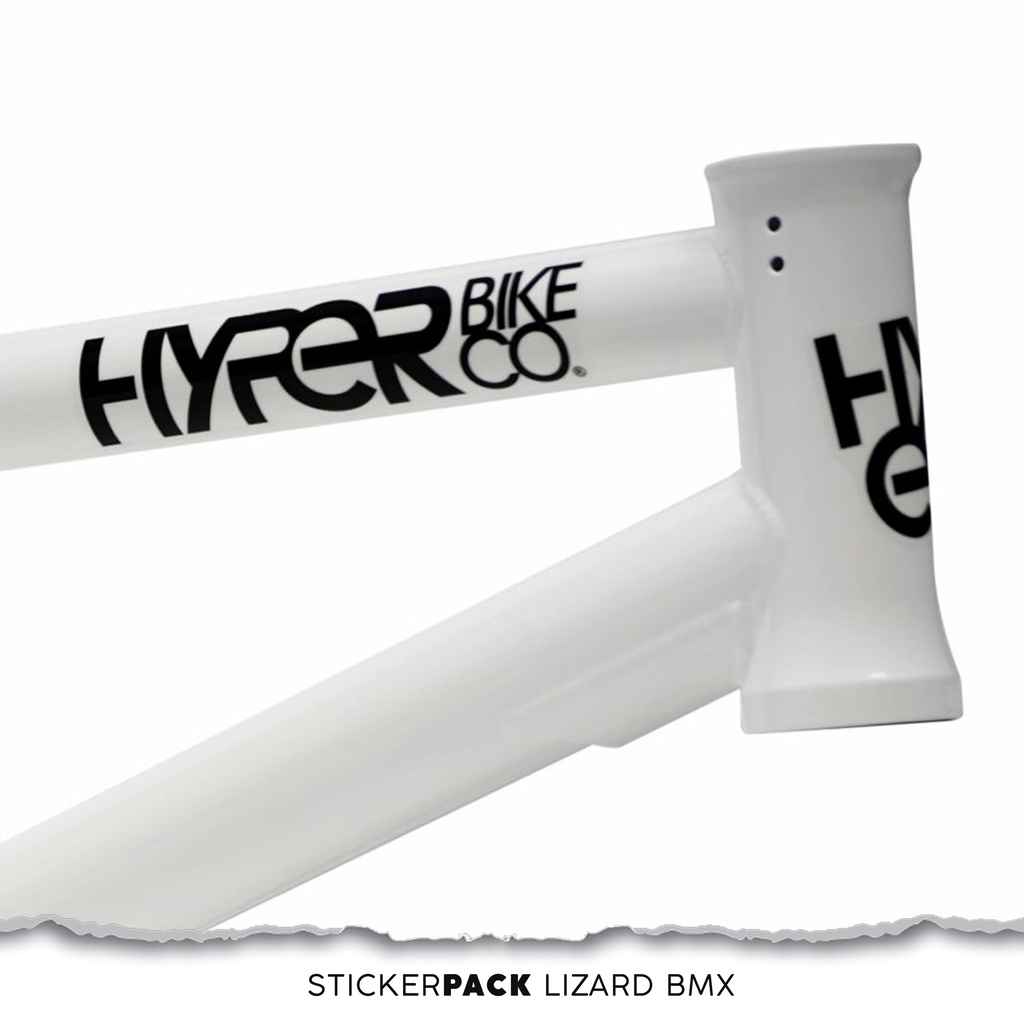Jual (HYPER001) Sticker Pack Transparan HYPER BIKE/ Stiker Sepeda BMX ...