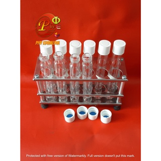 Jual Tabung Reaksi Kaca 10ml Tutup Ulir / Tabung Reaksi Hach Tutup Ulir ...