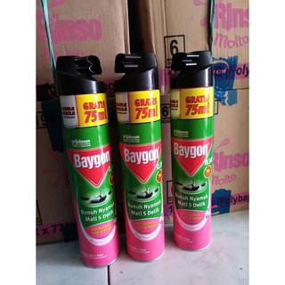 Jual Hit / Baygon 600ml ekstra 75ml obat nyamuk semprot / obat serangga ...