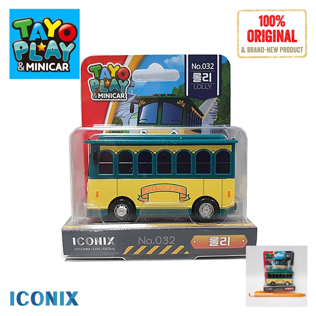 Jual Iconix Tayo The Little Bus Play Minicar Lolly Korean Toys ...