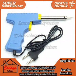 Jual Solder Pistol Listrik Tangan Merek Merk TOFUDA (Soldering Iron) 30 ...