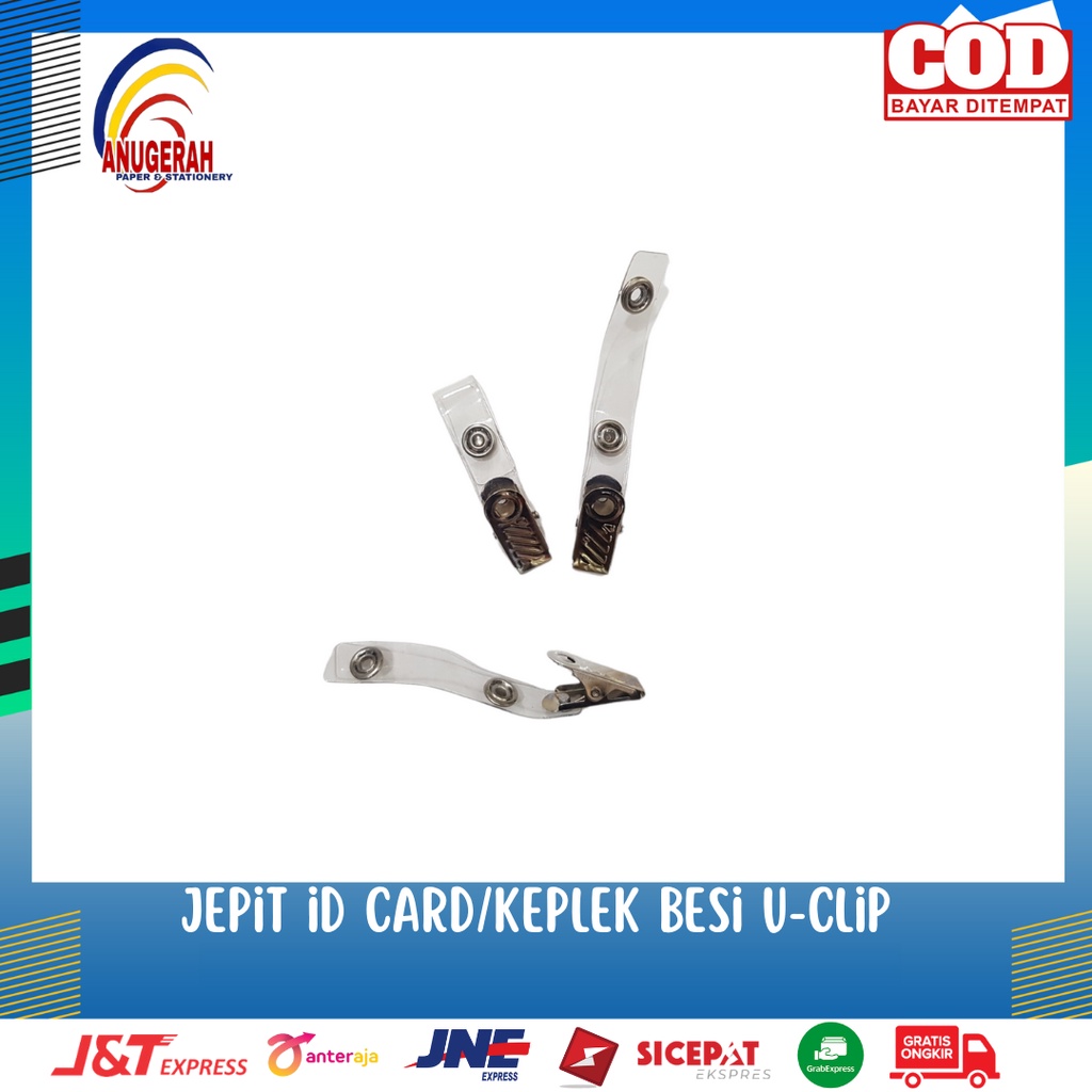 Jual Jepit Besi Id Card/Keplek U-Clip (PCS) | Shopee Indonesia