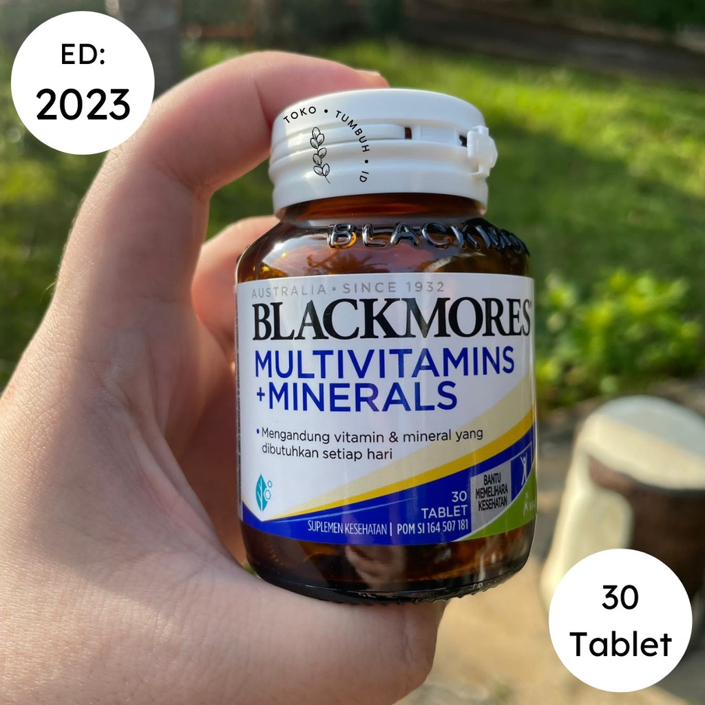 Jual Blackmores Multivitamin Mineral 30 tablet BPOM Resmi Daya Tahan Tubuh | Shopee Indonesia