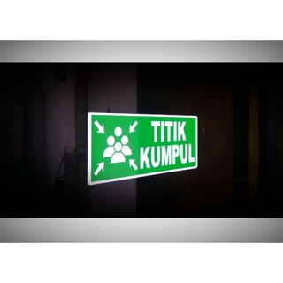 Jual Titik Kumpul / Sign Board Acrylic Titik Kumpul | Shopee Indonesia