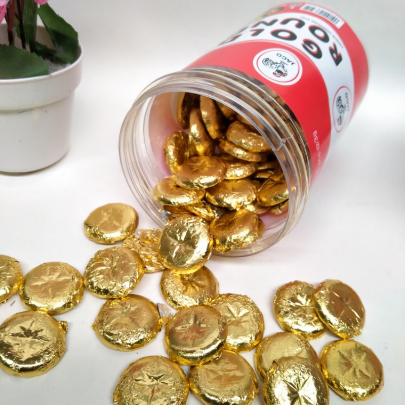 Jual COKELAT KOIN GOLDEN ROUNDIES 500GR/1KG | Shopee Indonesia