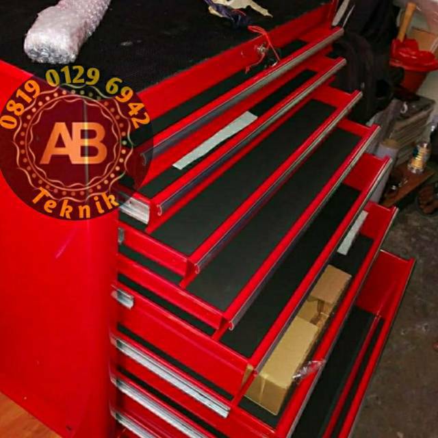 Jual High-end Tool Trolley 7 Laci - Tool Box Roller Cabinet 7 Drawers ...