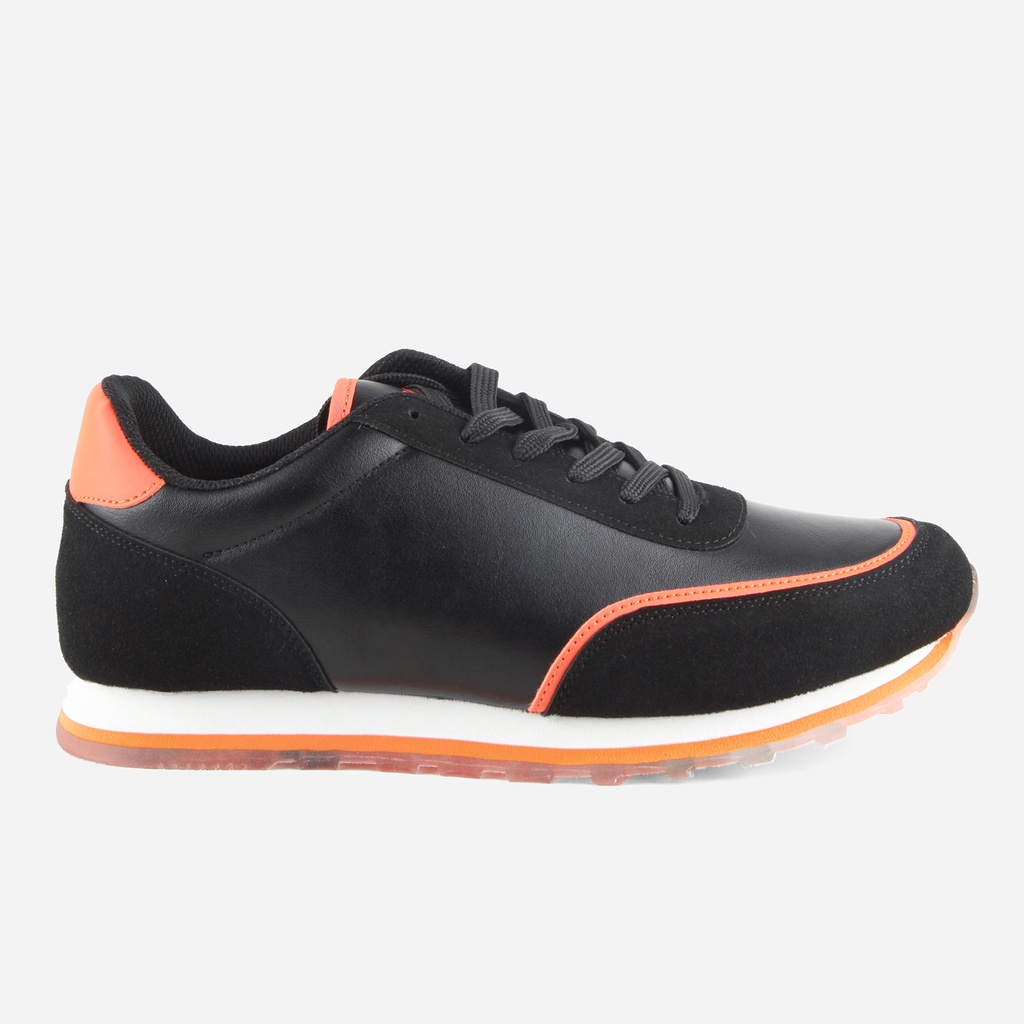 Jual Jackson Special Edition Sepatu Sneaker Explorer Black Orange ...