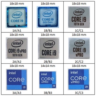 Jual Stiker Sticker Intel Core i9 Ori | Shopee Indonesia
