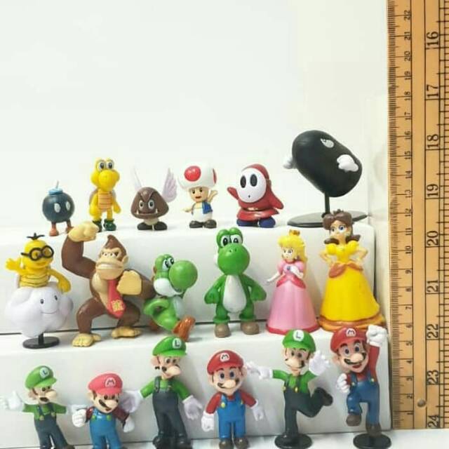 Jual SUPER MARIO BROSS COLLECTION FIGURE | Shopee Indonesia