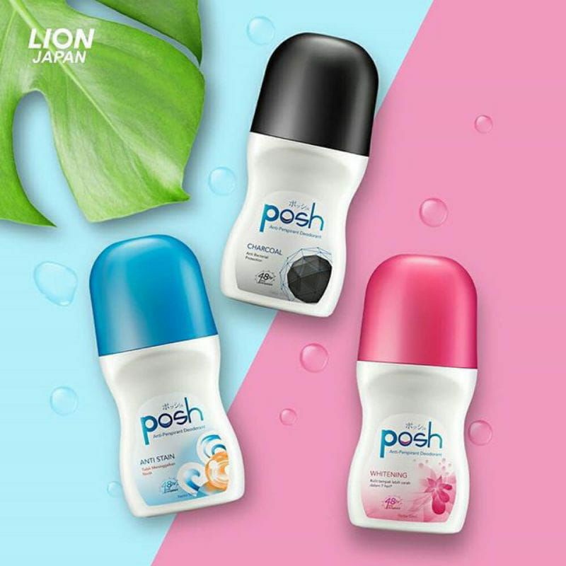 Jual Posh Anti-Perspirant Roll On Deodorant 50ml | Shopee Indonesia