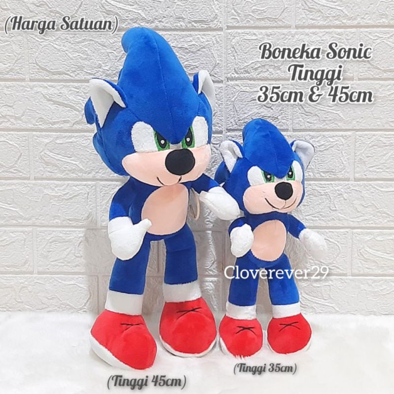 Jual Boneka New Sonic Tinggi 35cm - 45cm | Shopee Indonesia