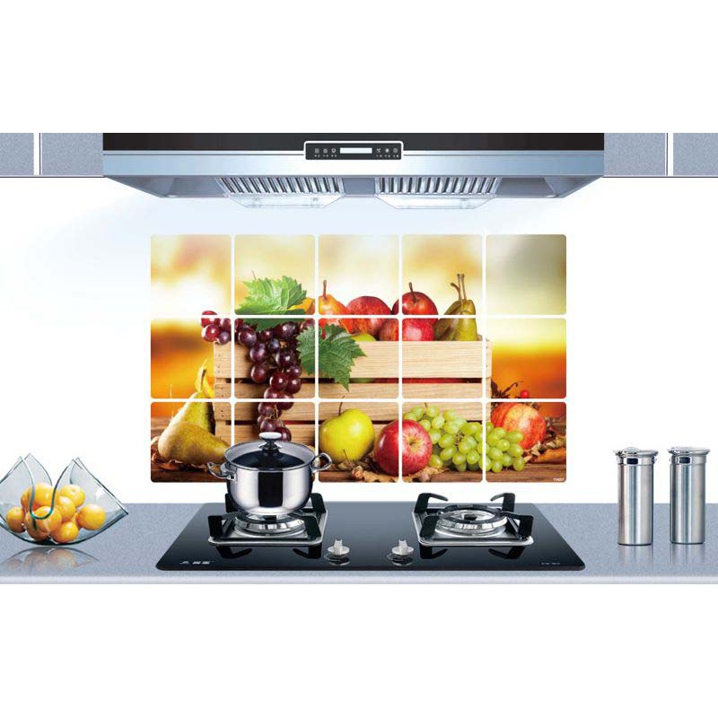 Jual STICKER DAPUR/ STIKER DAPUR 45X75- YHS007-BOX OF FRUITS | Shopee ...