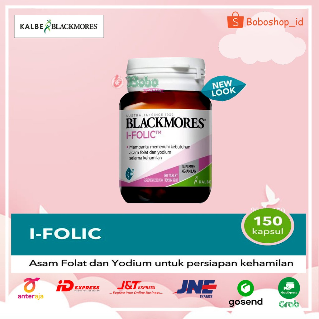 Jual Blackmores I-Folic 150 tablet / Suplemen Ibu Hamil / Asam Folat ...