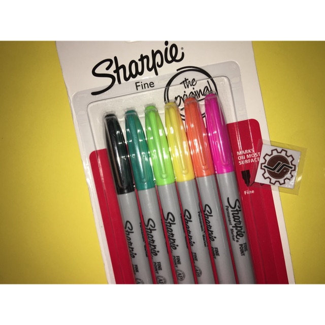 Jual Sharpie Fine set 6 warna | Shopee Indonesia