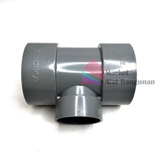 Jual Tee D 3" x 2" PVC RUCIKA / T D 3 x 2 Inci Fitting PVC RUCIKA / Sambungan Tee D-3x2 Inch PVC ...