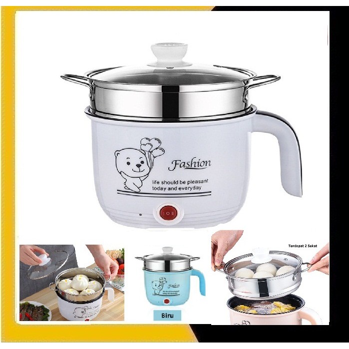 Jual Panci Listrik Multifungsi Portable Fry Pan Electric low watt ...